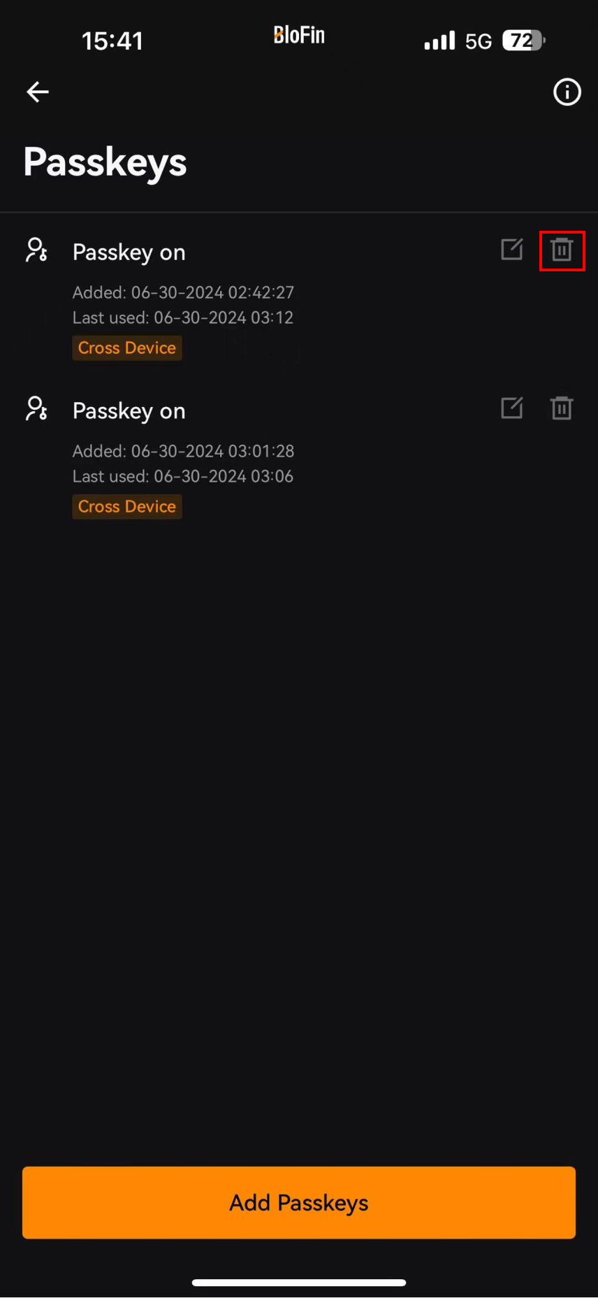 How to Create a Passkey? (App) – Help Center