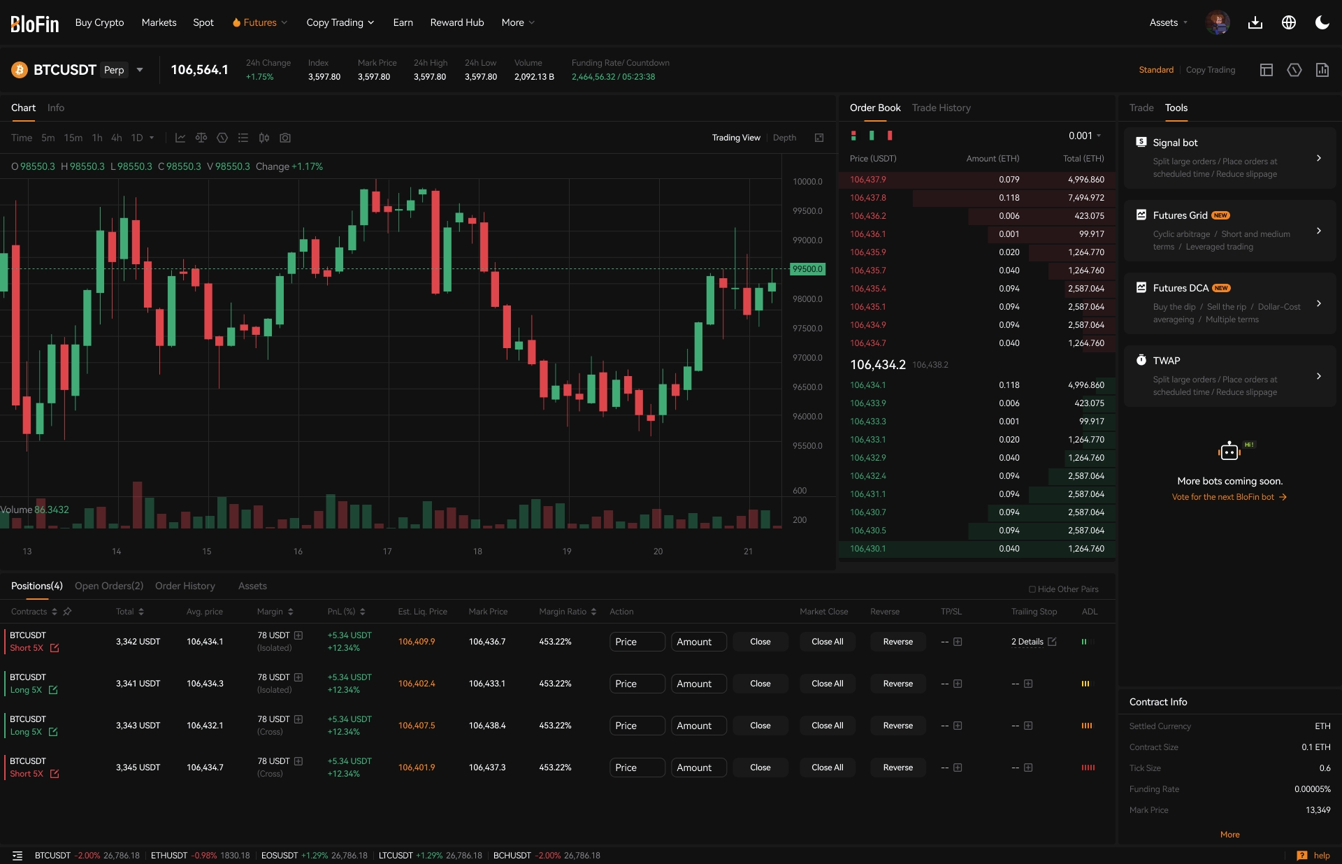 How to Get Started with Futures Grid Bot on BloFin Web – Help Center