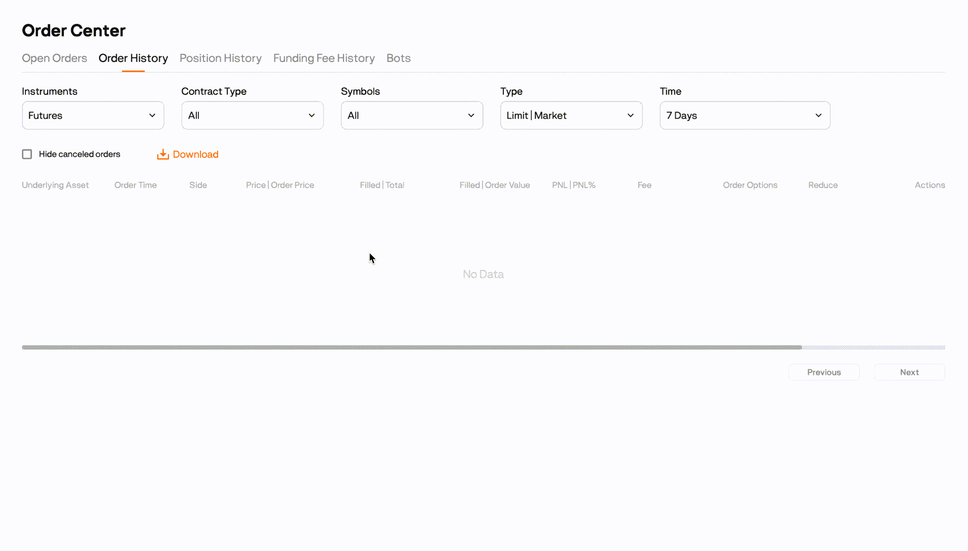 How to Export Transaction History on Blofin? – Help Center