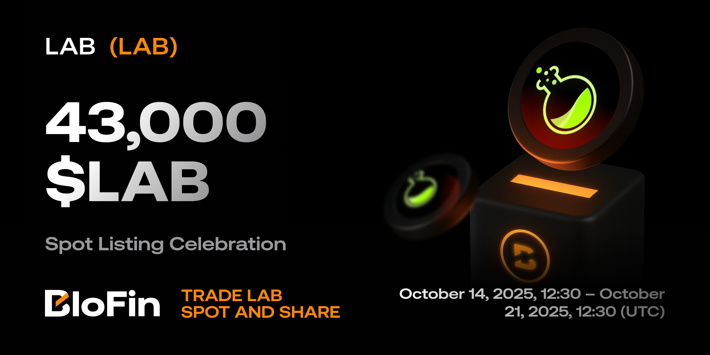 LAB Listing Celebration: 43,000 $LAB in Rewards! – Help Center